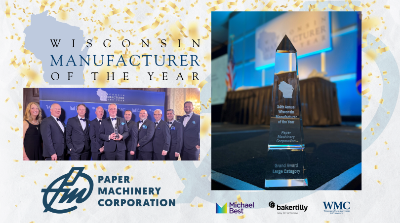 Paper Machinery Corporation Wins Wisconsin Manufacturer of the Year ...