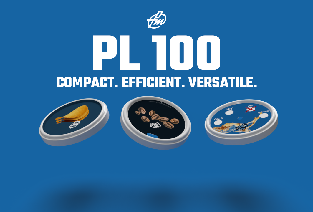 Introducing the PMC PL 100 1-Piece Paperboard Lid Forming Machine ...